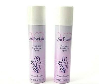 New Freshness Feminine Deodorant Spray Intimate Care 2 oz. - lot of 2 ...