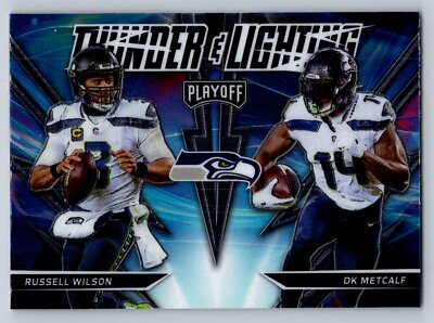 2021 Panini Playoff #TL-10 DK Metcalf / Russell Wilson Thunder ...