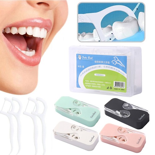 Dental Floss Holder Floss Box Automatic Tooth Pick Flosser Dispenser ...