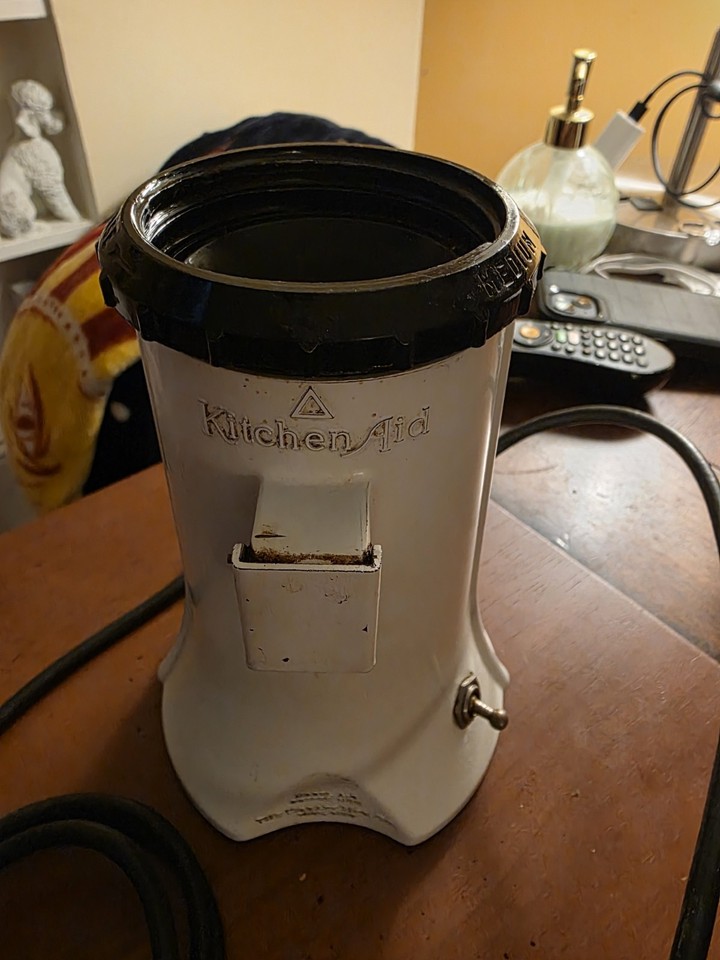 Kitchen Aid Hobart Electric Coffee Grinder Mill Glass Jar Hopper Model ...