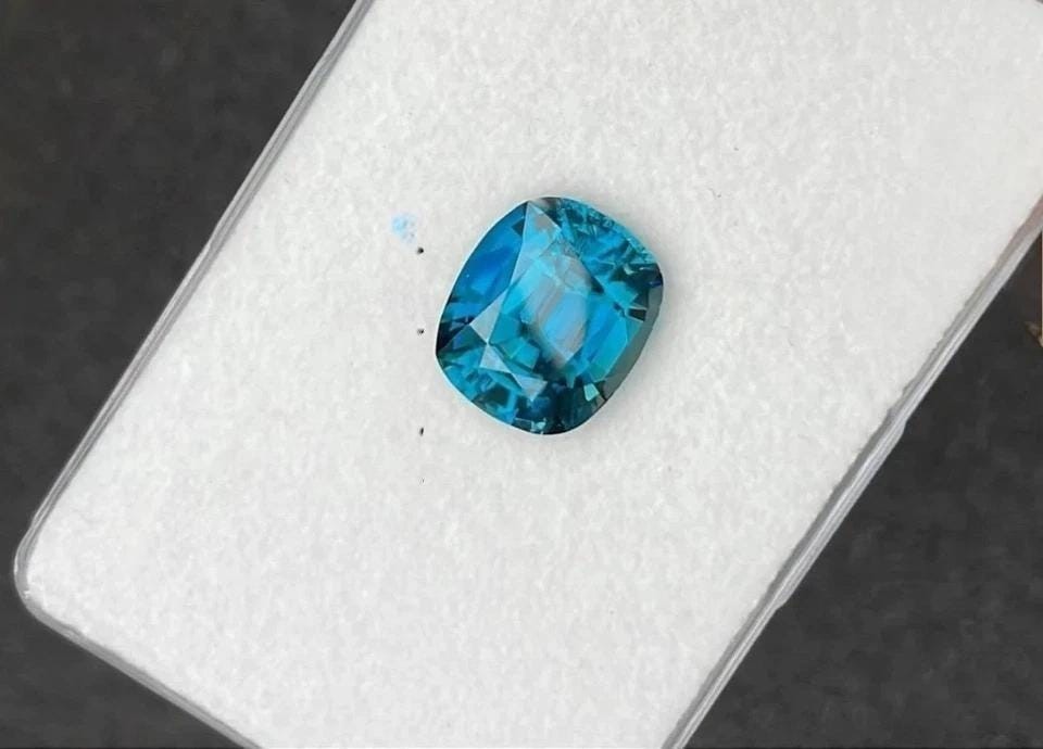 2Ct Intense Blue Diamond Cushion Cut Loose Gemstone VVS1 | eBay