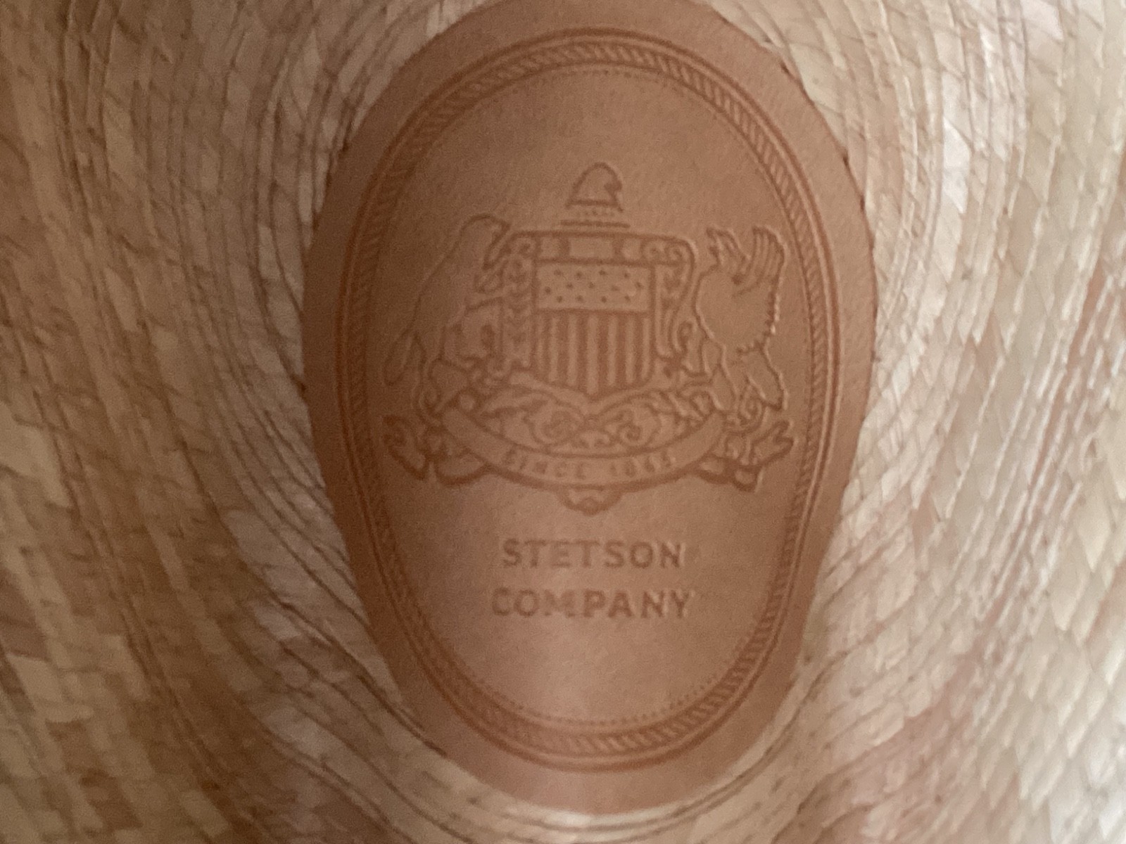 Stetson Calhoun Gus Palm Leaf Straw Cowboy Hat Size Medium | eBay