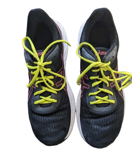 ASICS Gel Excite Black Hot Pink Neon Yellow Style 1012A916 Women's Size ...