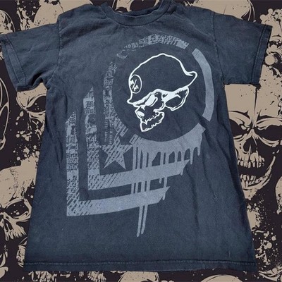 Metal Mulisha Skull Graphic T Shirt Men’s Small Black Y2K Moto BMX Tee ...