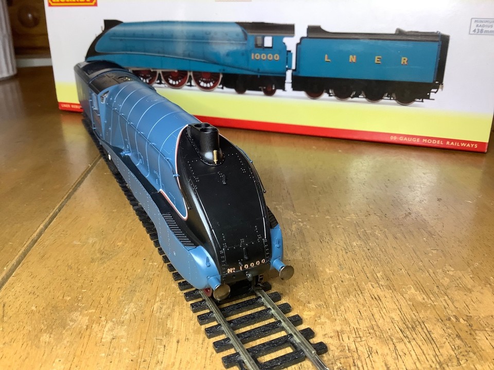 Hornby R3843 LNER Blue 4-6-4 Rebuilt Class W1 Locomotive 10000 | eBay UK