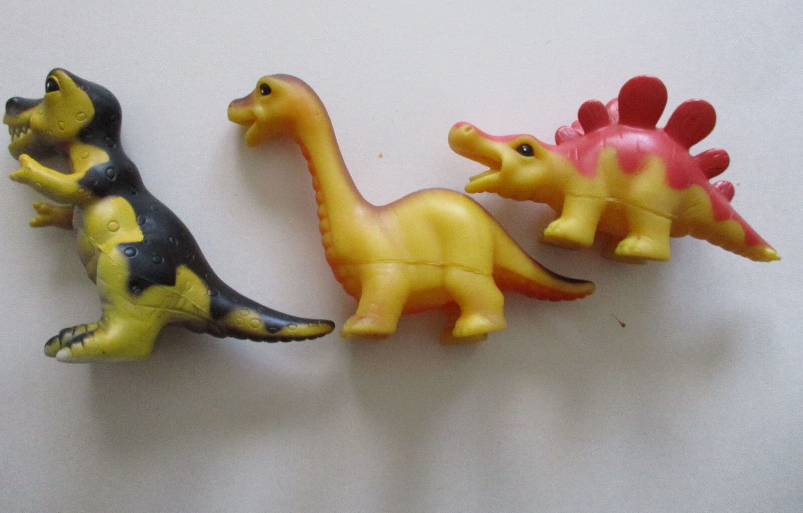 Lot of 3 Squeezable Dinosaur Figures | eBay