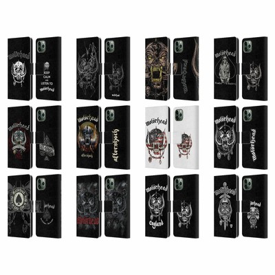 OFFICIAL MOTORHEAD GRAPHICS LEATHER BOOK WALLET CASE FOR APPLE iPHONE ...