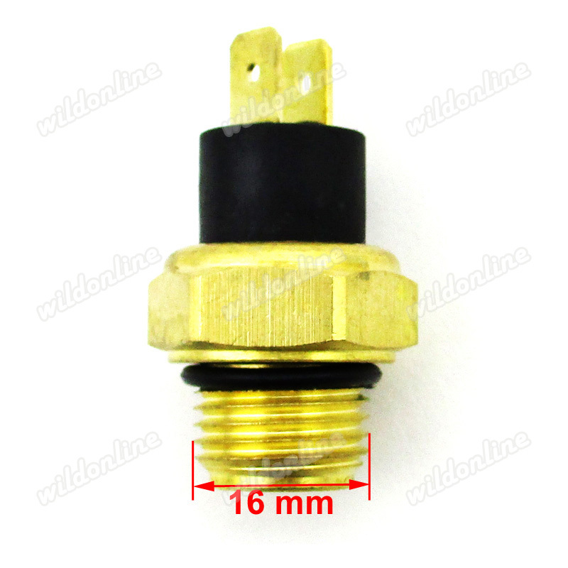 2x M16 Radiator Thermal Fan Switch For 250cc Water Cooled ATV 4 Wheeler ...
