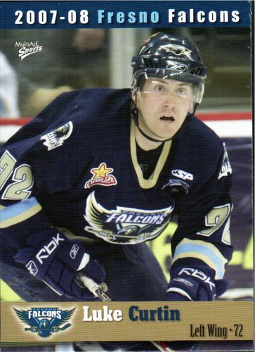 Luke Curtin 2007-08 Fresno Falcons | eBay