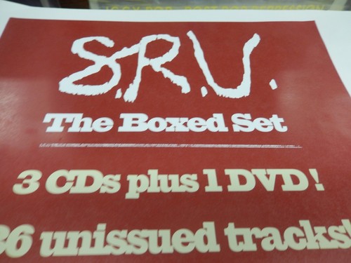 STEVIE RAY VAUGHAN SRV BOX SET RARE Promo Poster Flat NEW ORIGINAL ...