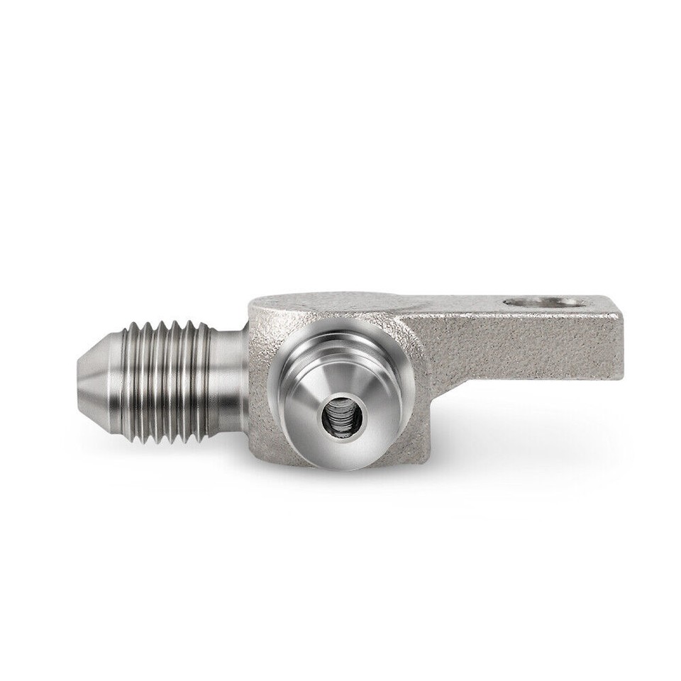 3AN AN-3 Stainless Steel AN3 3-Way Male Brake Hose Fitting Tee Adapter ...