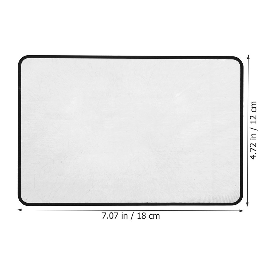4 Pcs 3x Reading Magnifier Sheets Lightweight Flat Bookmark For Low ...