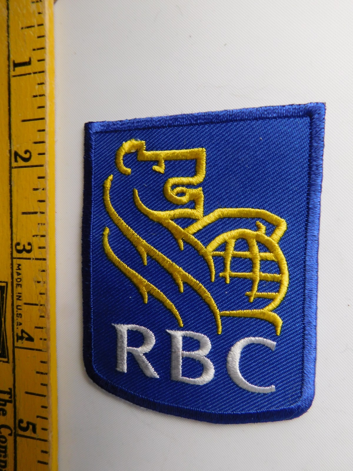 ROYAL BANK CANADA RBC VINTAGE PATCH EMPLOYEE ADVERTISING BADGE COMPANY ...