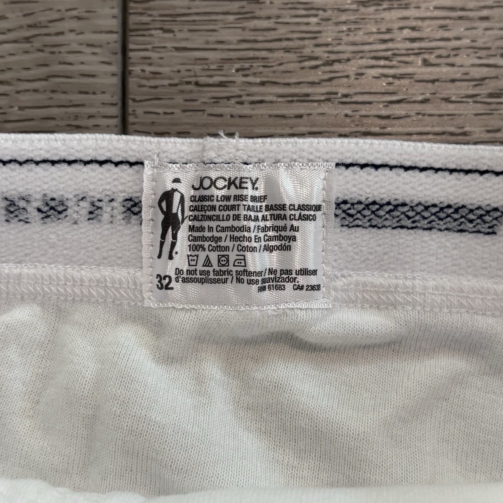 Vintage Mens Jockey Classic Briefs 32 Inverted Y Front 3 Pairs NOS New ...