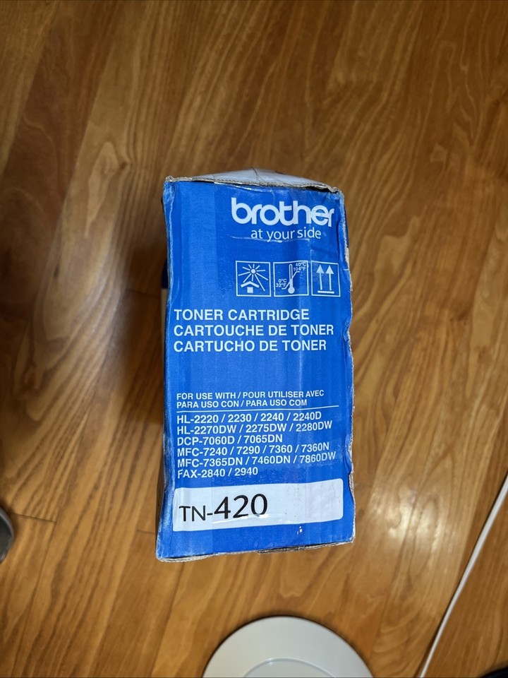 Brother TN 420 Toner Ink Cartridge One New In Sealed Box Laser Printer ...