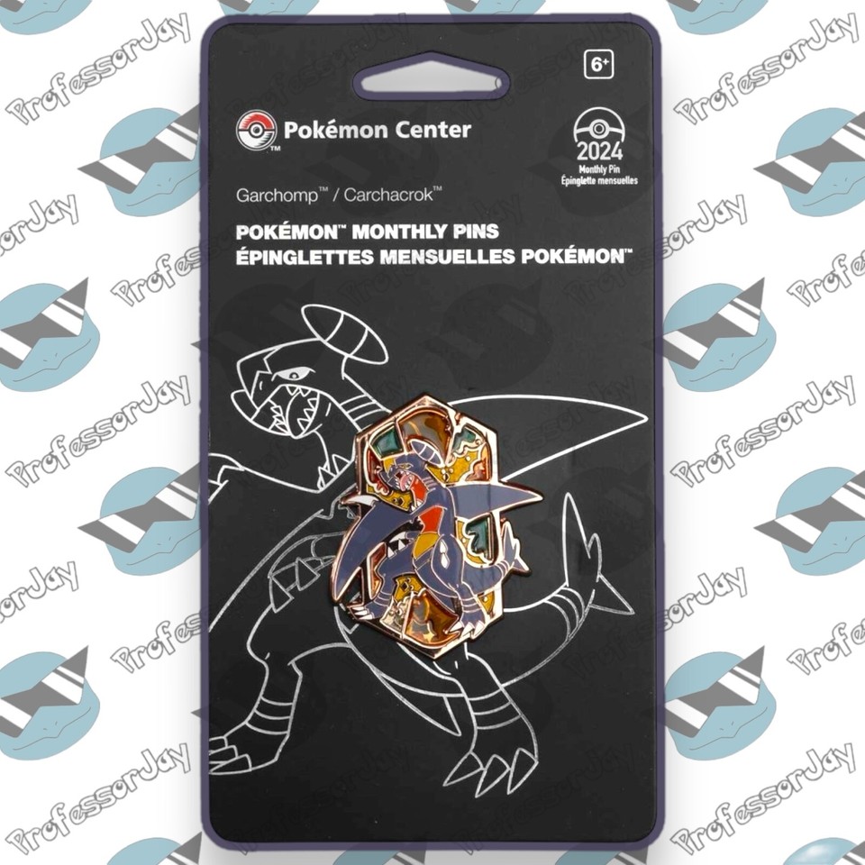 POKEMON CENTER 151 GARCHOMP DRAGAPULT DRAGON HABITAT TYPES MONTHLY PINS ...