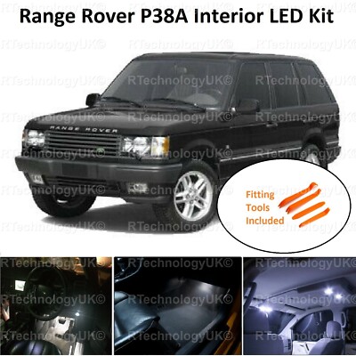 PREMIUM RANGE ROVER P38A 1994-2002 INTERIOR LED UPGRADE KIT BULBS WITH ...