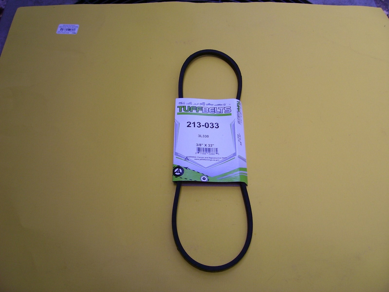 OEM SPEC= Snapper 3200 Series Snowblower Snowthrower Auger Belt 2-9604 ...
