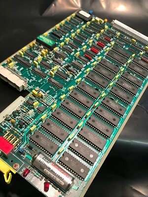 OLD MEMORY PCB WITH 22 X 6264 HITACHI SRAM MEMORY CHIPS HM6264LP-15 ...