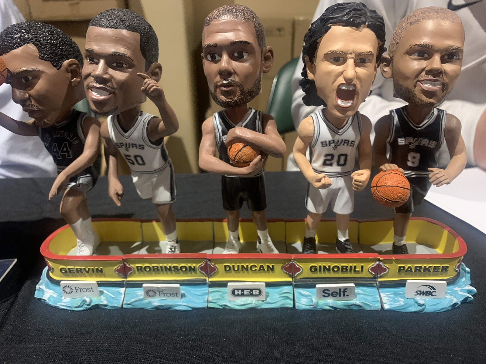 San Antonio Spurs 2022 Bobblehead 50th Anniversary Exclusive SGA Set Of ...