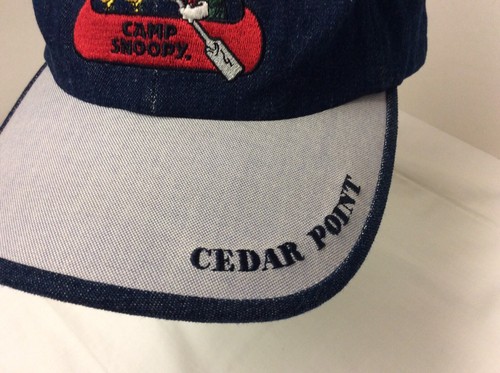 Cedar Point Baseball Hat Roller Coaster Amusement Park Adult One Size ...