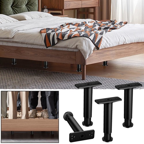 2/4x Adjustable Telescopic Bed Beam Support Furniture Leg Load Bearing ...