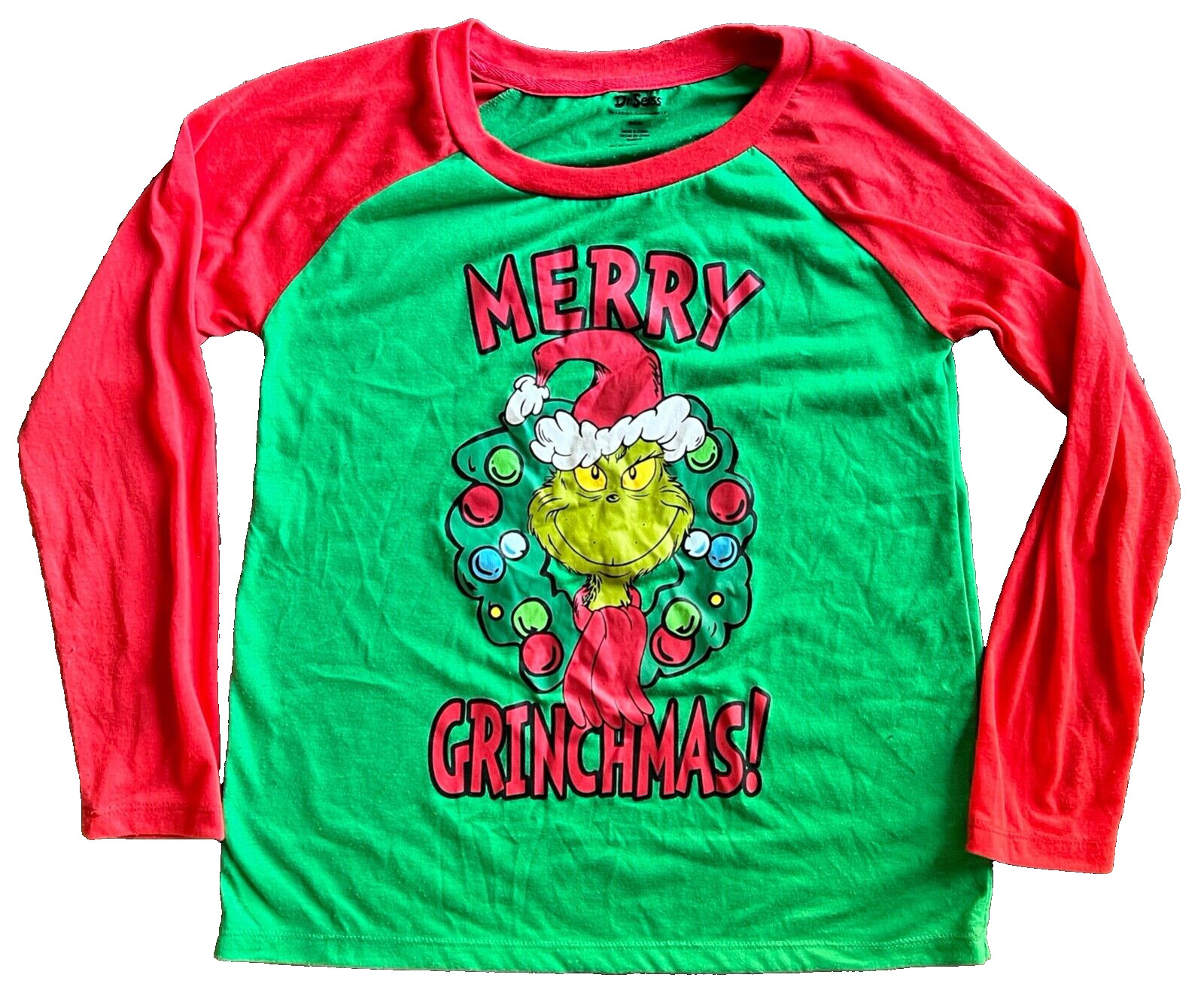 Dr. Seuss The Grinch Merry Grinchmas Pajama Top/Shirt… - Gem