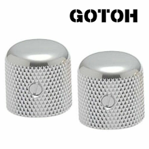 2 GOTOH Vk1-18 Dome Knobs 6mm Hole Metal Chrome for sale online | eBay