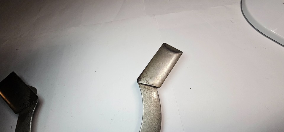 ANTIQUE BRUNSWICK-BALKE-COLLENDER BILLIARD TABLE POCKET IRON METAL POOL ...