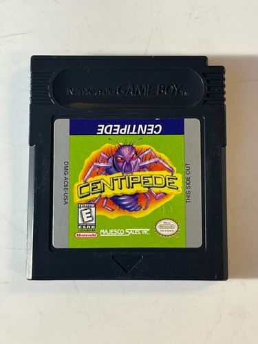 CENTIPEDE Classic Original Gameboy Game Black Cart 1992 Cartridge GBC ...