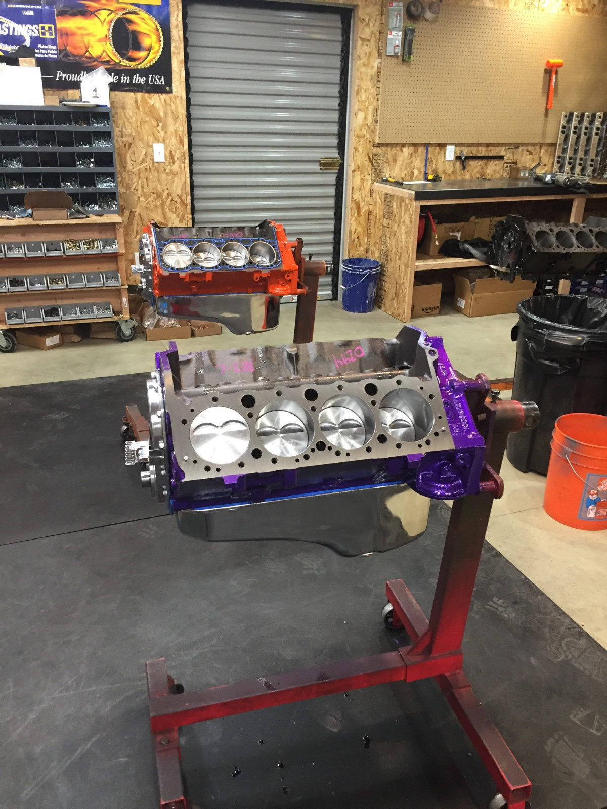 383 F STROKER CRATE MOTOR 400-500HP SBC WITH A/C ROLLER TURN KEY SBC ...