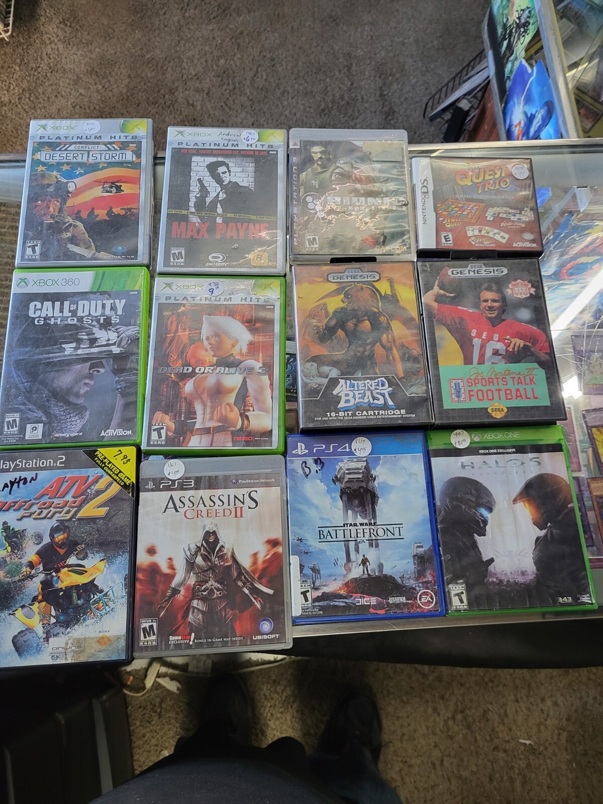 Lot Of 15 Empty Replacement Game Cases Xbox playstation 2 nintendo ds ...