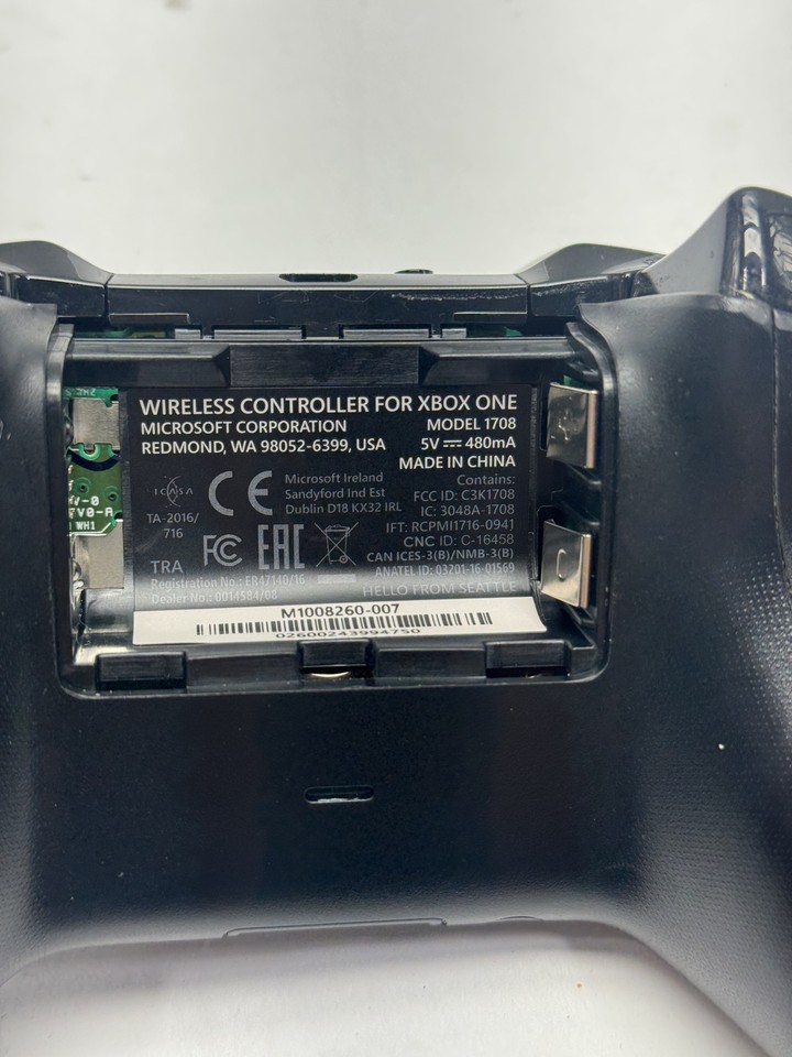 Microsoft Xbox Controller Model 1708 Wireless Controller Xbox One ...