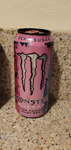 NEW SEALED MONSTER ENERGY ULTRA FANTASY RUBY RED ZERO SUGAR DRINK 16 OZ ...