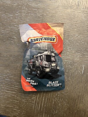 New Sonic Drive In Wacky Pack Toy Matchbox Cars Blaze Blitzer Unopened ...