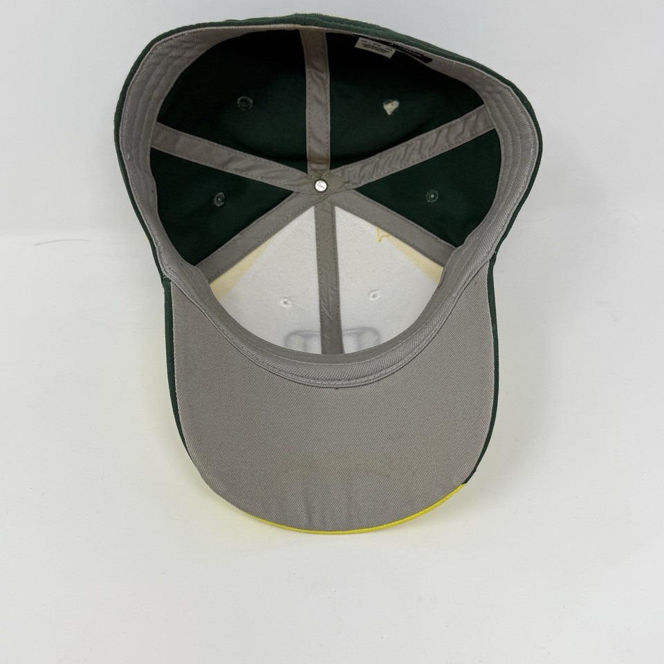 University of Oregon Ducks Hat White Green Yellow Fitted L/XL ...