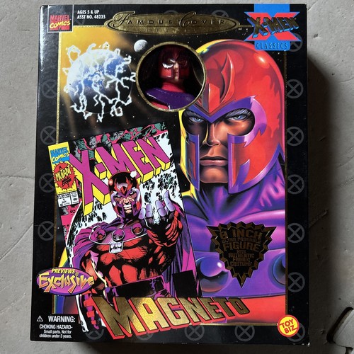 Magneto Marvel Comics Famous Covers Toy Biz 1999 X-Men 8” Poseable ...