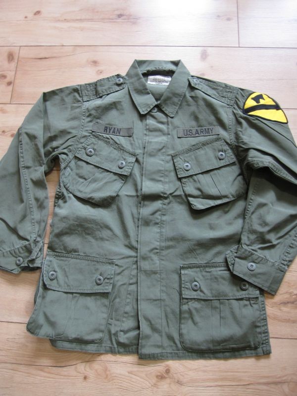 Vintage US Army Field Jacket Vietnam 1st Cavalry Jungle M64 | eBay