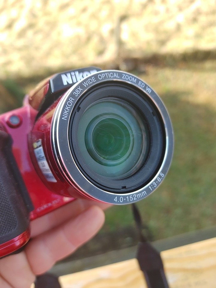Nikon Coolpix L830 Red 16MP Digital Camera w/34x Zoom PARTS ONLY NOT ...