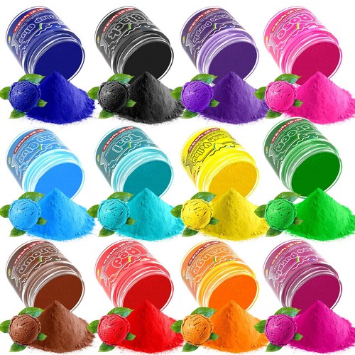 Food Coloring Powder - 12 Vibrant Colors Powered Food Coloring, Food ...