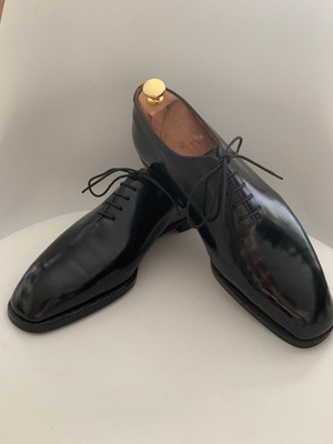 Bespoke Foster & Son Black One Cut Oxfords - 8UK Excellent Condition ...