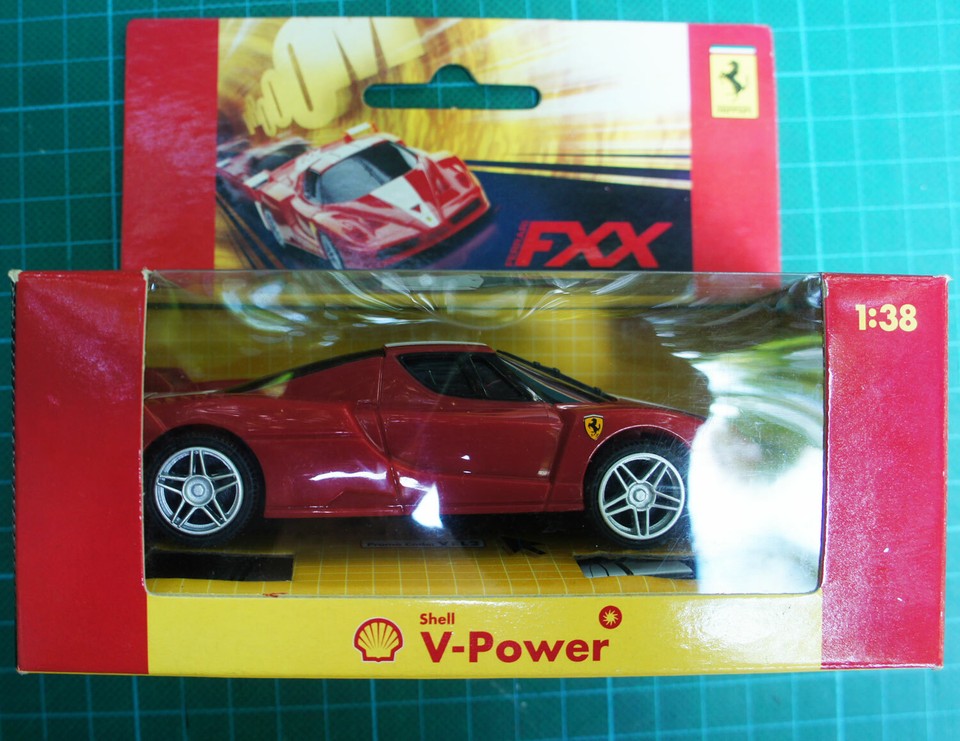 Ferrari FXX Shell V-Power with sound - Toy Car 1/38 Official Product ...