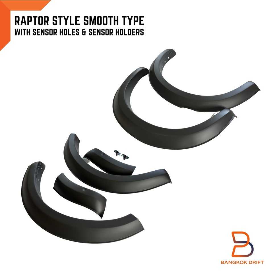 2022-2024 Ford Ranger P703 PY Raptor Style Fender Flares Arch Fit Front ...