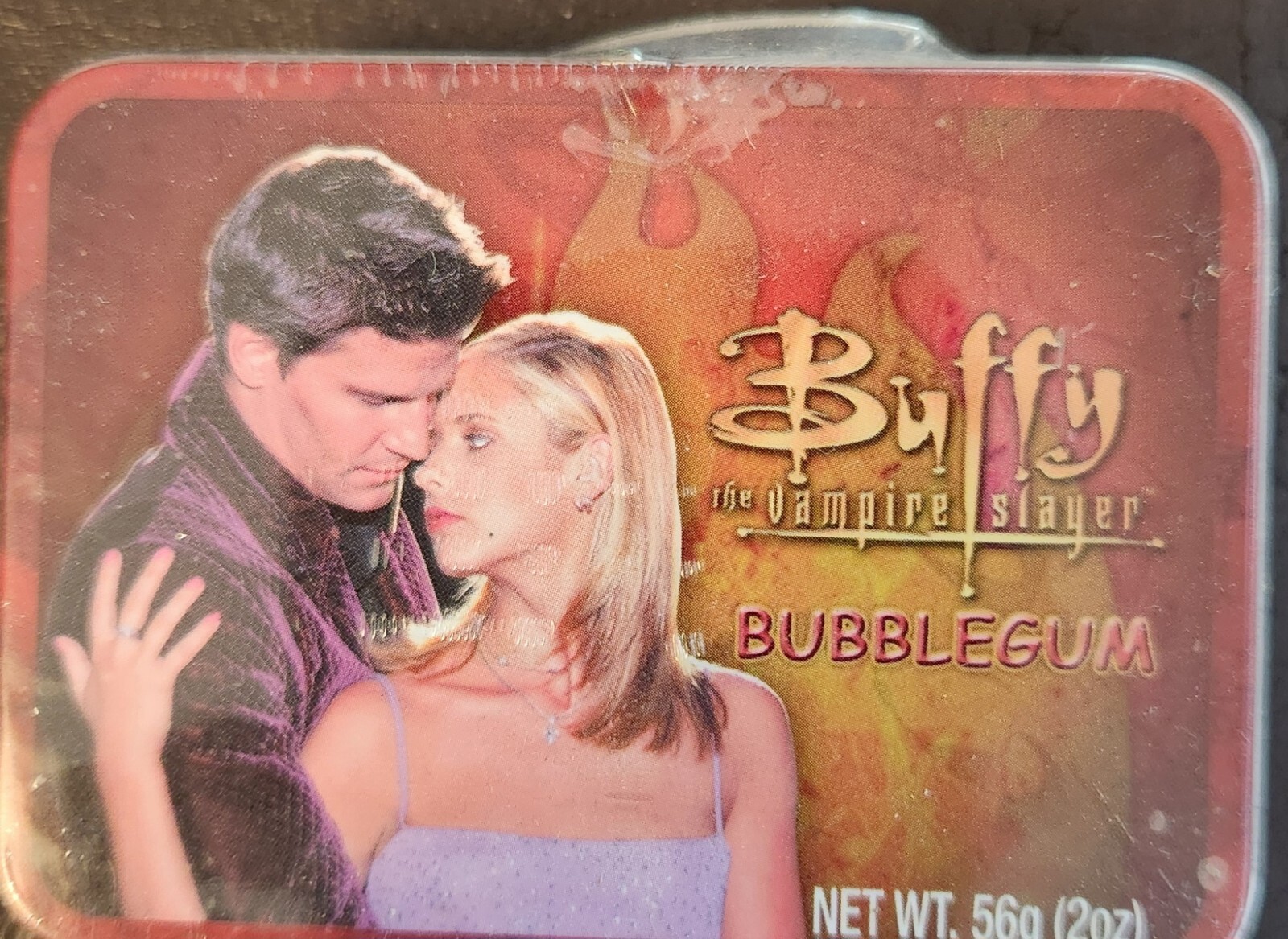 2002 Buffy the Vampire Slayer Mini Lunchbox Bubble Gum Tin STILL SEALED ...