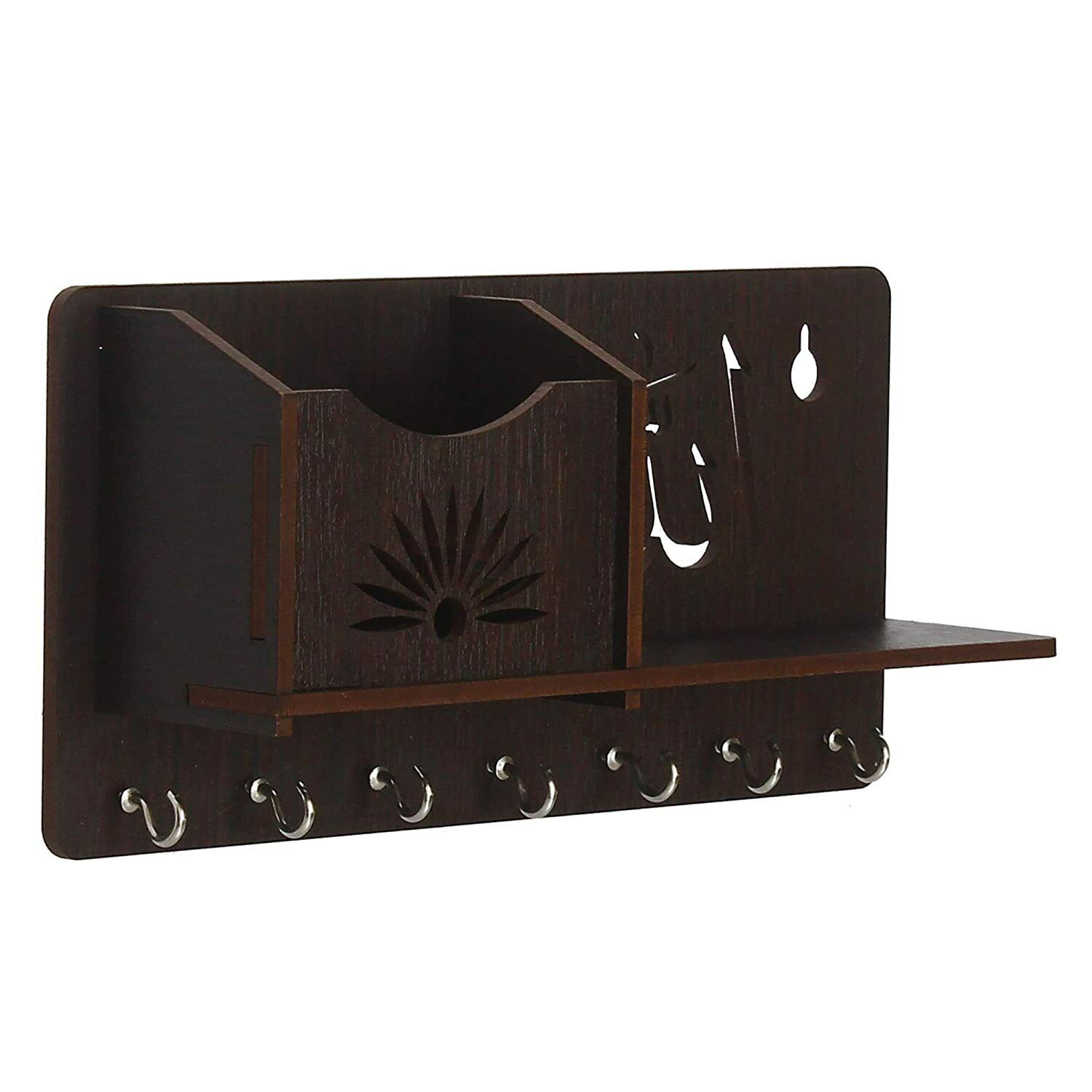 Wood Wall Mounted Design Key Holders for Wall Decor Home Office Wall ...