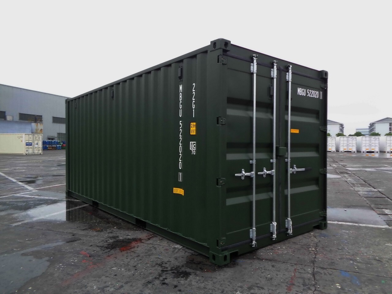 Shipping Containers 20 ft RAL6007 01202-237162 Walsall £2150+vat easy ...