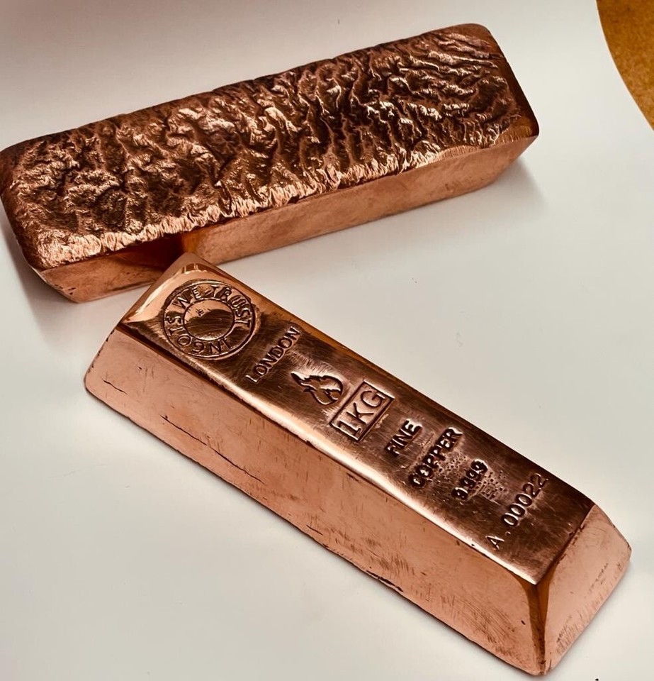 INGOTS WE TRUST 1KG Pure Copper Ingot .9999 24K Cu ⚒️ “Precious” Art ...