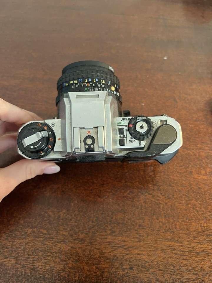 Pentax Program Plus 35mm SLR Film Camera w/ 50mm Lens, TESTED & WORKING ...