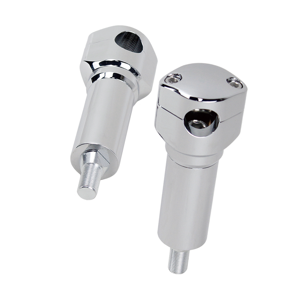 1.0" Handlebar Chrome Risers Kit for Harley Softail Springer FXSTS ...