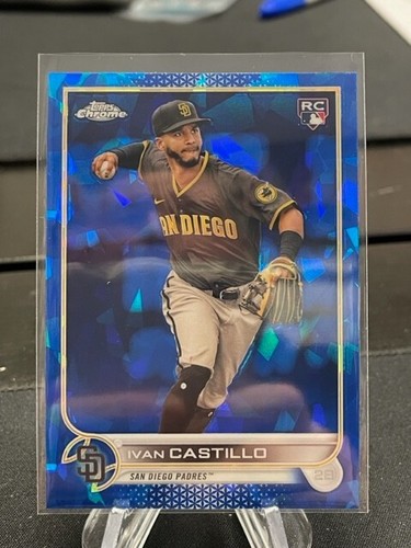 2022 TOPPS CHROME SAPPHIRE IVAN CASTILLO #140 PADRES ROOKIE RC | eBay
